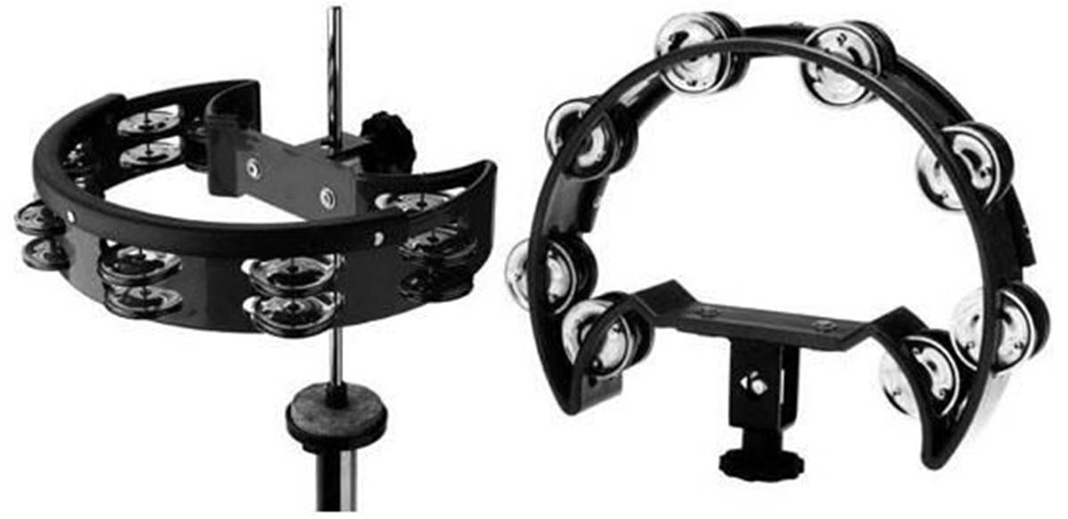 Stagg TAB-D BK - Tambourin demi lune en plastique pour charley 16 ...