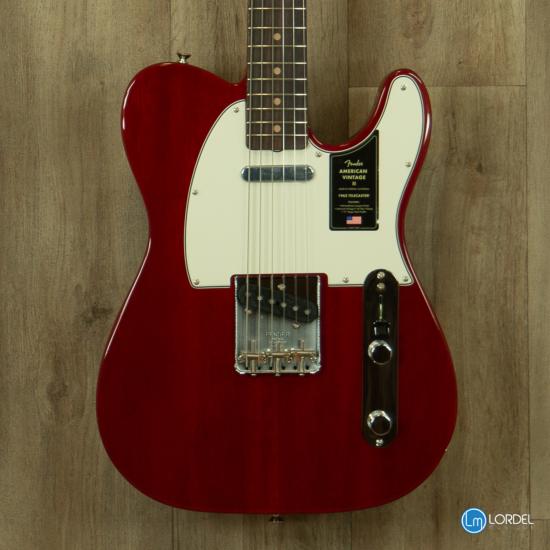 Fender American Vintage II 63 Telecaster Red Trans - Lordel Musique