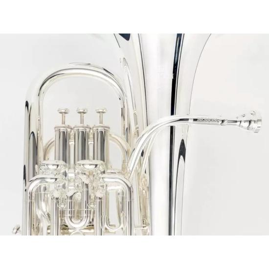 Besson INTERNATIONAL BE767 - Euphonium 4 pistons compensés (3+1), argenté